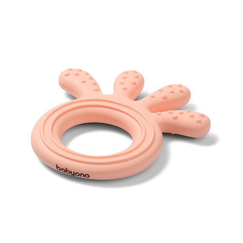 826/01 Silicone teether OCTOPUS PINK - IKS 2