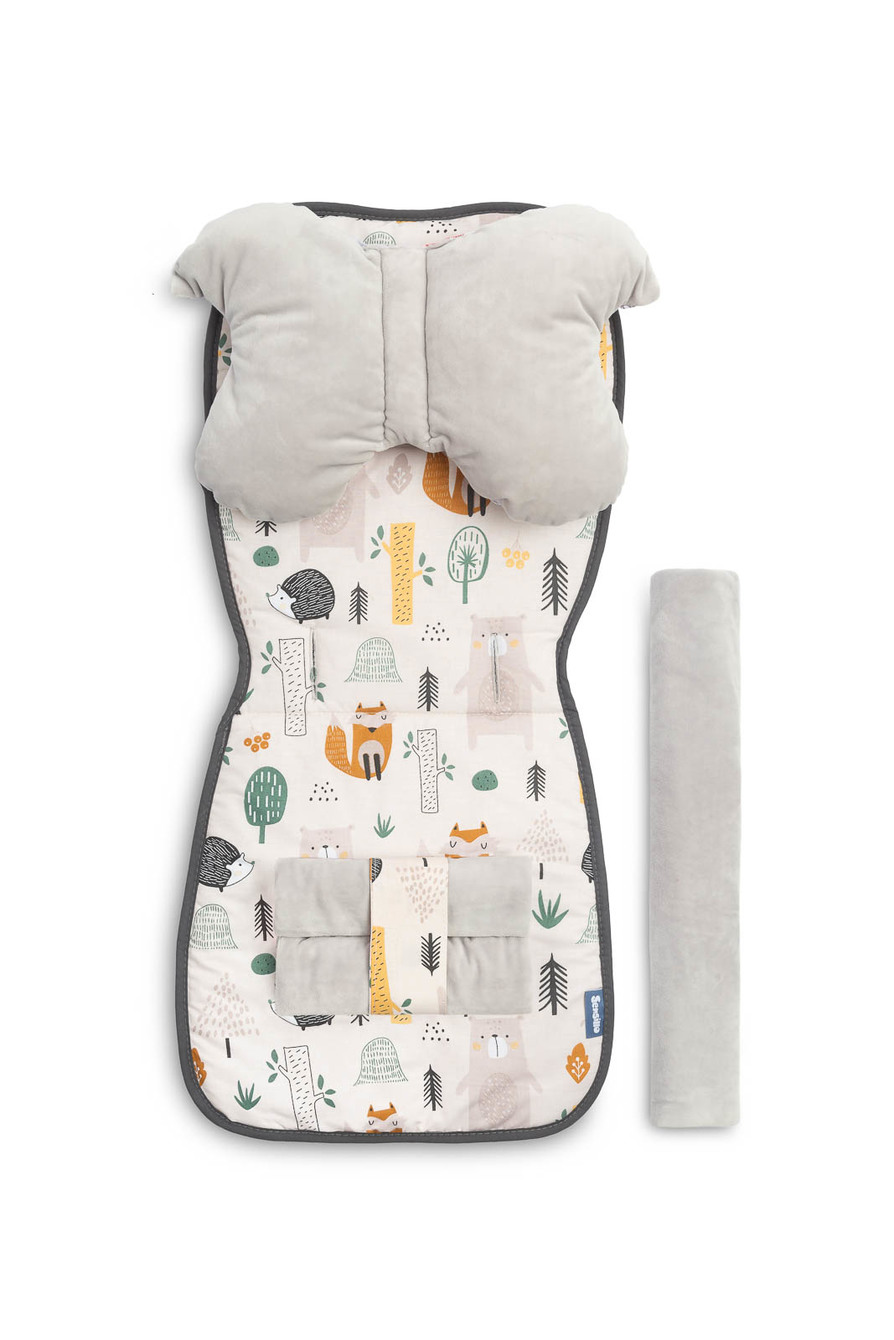 Pushchair Liner Deluxe – Forest world - IKS 2