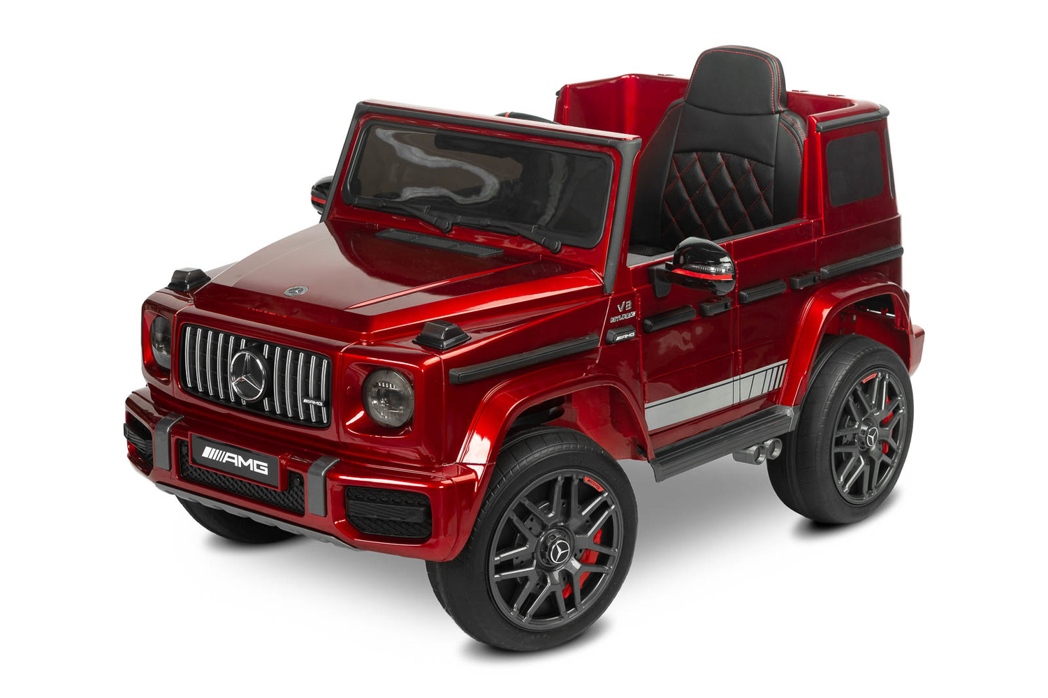 BATTERY RIDE-ON VEHICLE MERCEDES BENZ G63 AMG WINE RED - IKS 2