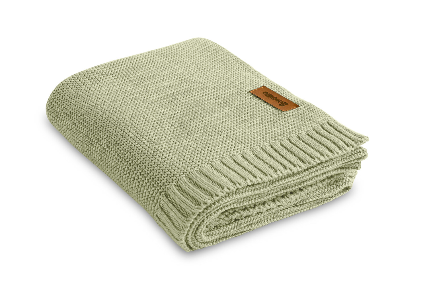 Bamboo and cotton blanket - Olive - IKS 2