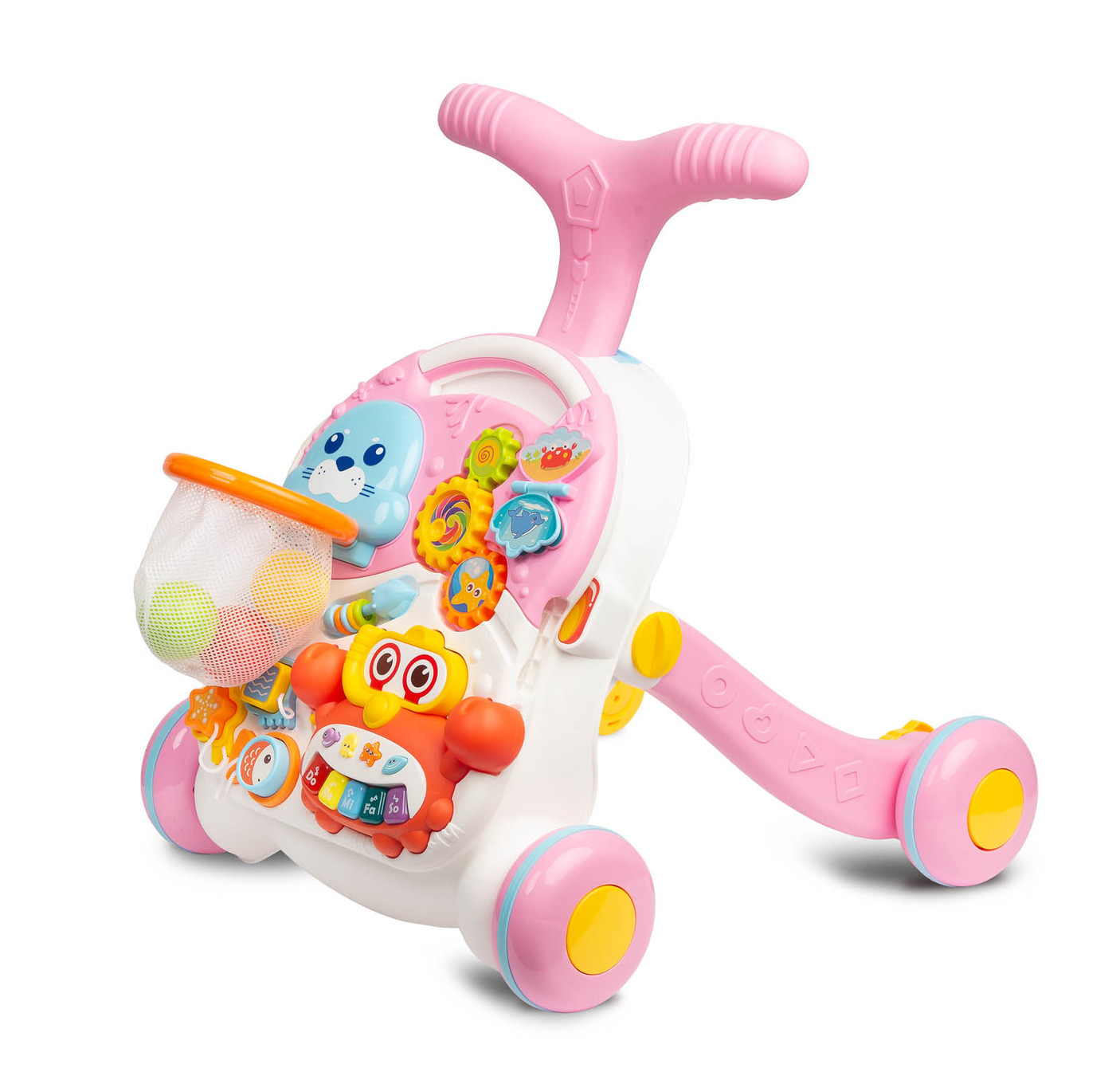 PUSHER-TABLE 2IN1 SPARK PINK - IKS 2