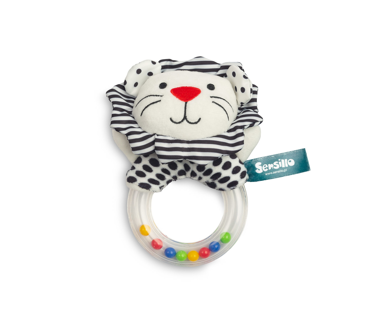 BLACK&WHITE RATTLE LION - IKS 2