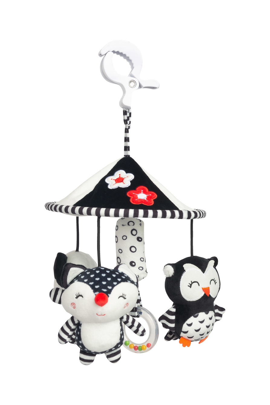BLACK&WHITE STROLLER CAROUSEL FOX - IKS 2