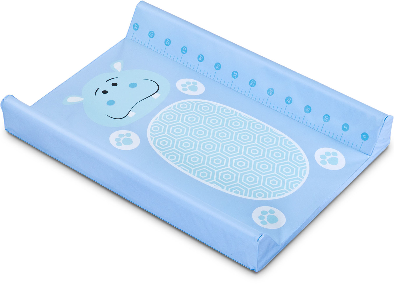 Soft Changing Pad - Animals Hippo blue 70 cm - IKS 2